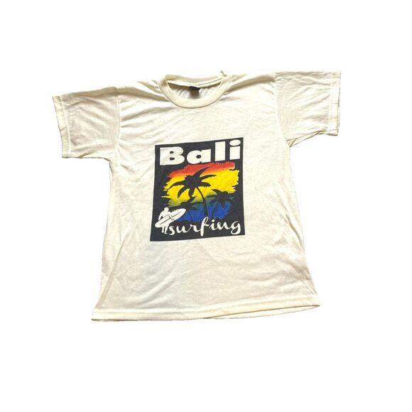 Bali | Tops | Bali Barong Shirt Womens Large Pale Yellow Surfing ...